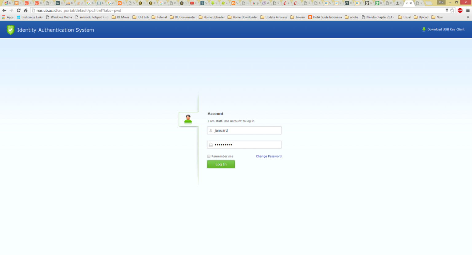 Pengaktifan Kembali Autentifikasi Layanan Internet – Fakultas Ilmu ...